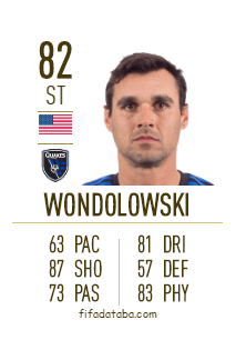 Chris Wondolowski FIFA 19 Rating, Card, Price