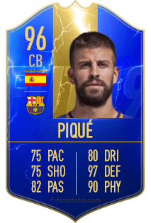 Gerard Piqué Bernabeu FIFA 19 Rating, Card, Price