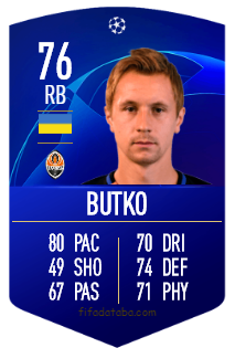Bogdan Butko FIFA 19 Rating, Card, Price
