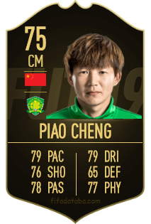 Cheng Piao FIFA 19 Rating, Card, Price