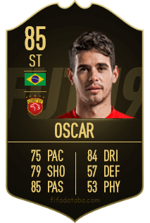Oscar dos Santos Emboaba FIFA 19 Rating, Card, Price