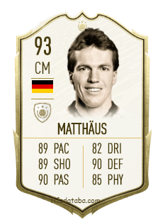 Lothar Matthäus FIFA 20 Rating, Card, Price