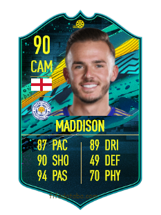 James Maddison FIFA 20 Rating, Card, Price