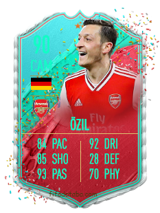 Mesut Özil FIFA 20 Rating, Card, Price