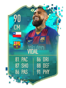 Arturo Vidal FIFA 20 Rating, Card, Price