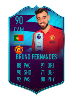 Bruno Miguel Borges Fernandes FIFA 20 Rating, Card, Price