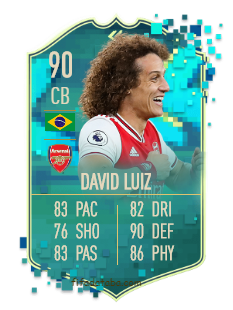 David Luiz Moreira Marinho FIFA 20 Rating, Card, Price