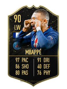 Kylian Mbappé FIFA 20 Rating, Card, Price