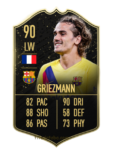 Antoine Griezmann FIFA 20 Rating, Card, Price