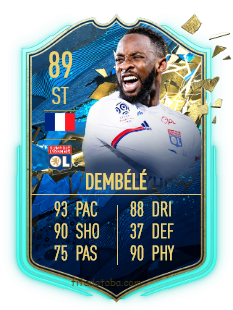 Moussa Dembélé FIFA 20 Rating, Card, Price