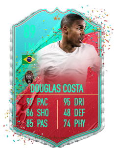 Douglas Costa de Souza FIFA 20 Rating, Card, Price