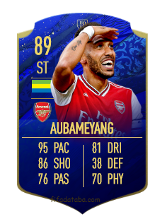 Pierre-Emerick Aubameyang FIFA 20 Rating, Card, Price