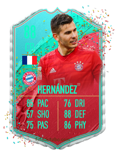 Lucas Hernández FIFA 20 Rating, Card, Price