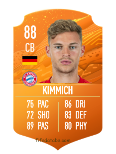 Joshua Kimmich FIFA 20 Rating, Card, Price