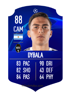 Paulo Dybala FIFA 20 Rating, Card, Price
