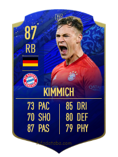 Joshua Kimmich FIFA 20 Rating, Card, Price