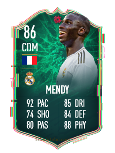 Ferland Mendy FIFA 20 Rating, Card, Price