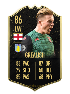 Jack Grealish FIFA 20 Rating, Card, Price