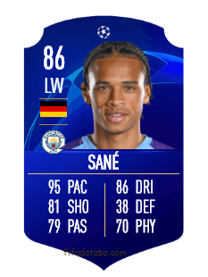 Leroy Sané FIFA 20 Spieler-Statistik, Card, Preis
