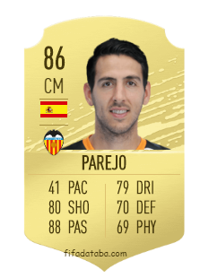 Daniel Parejo Muñoz FIFA 20 Rating, Card, Price