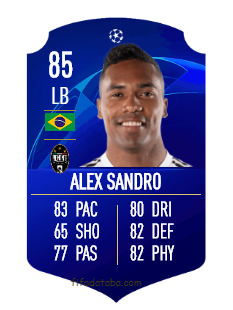 Alex Sandro Lobo Silva FIFA 20 Rating, Card, Price