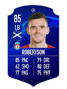 Andrew Robertson FIFA 20 Rating, Card, Price