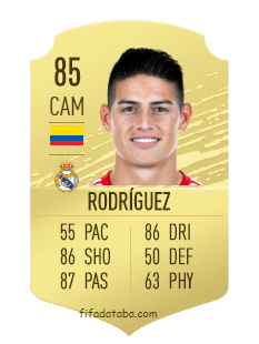 James Rodríguez FIFA 20 Rating, Card, Price