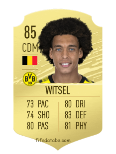 Axel Witsel FIFA 20 Rating, Card, Price