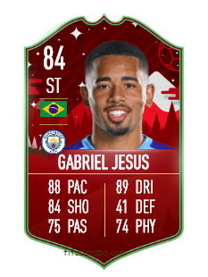 Gabriel Fernando de Jesus FIFA 20 Rating, Card, Price