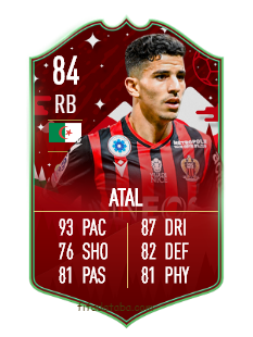 Youcef Atal FIFA 20 Rating, Card, Price