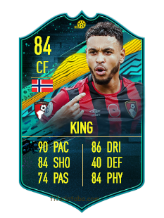 Joshua King FIFA 20 Rating, Card, Price