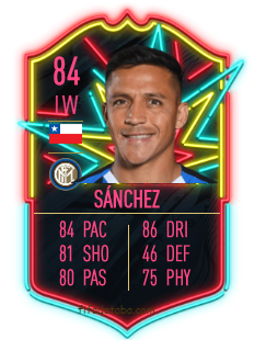 Alexis Sánchez FIFA 20 Rating, Card, Price