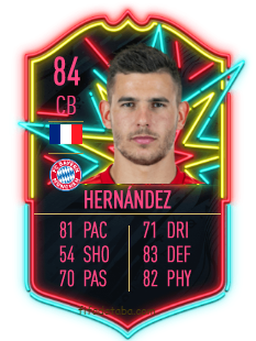 Lucas Hernández FIFA 20 Rating, Card, Price