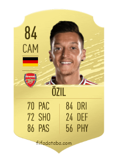 Mesut Özil FIFA 20 Rating, Card, Price