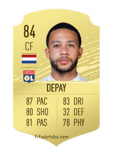 Memphis Depay FIFA 20 Rating, Card, Price