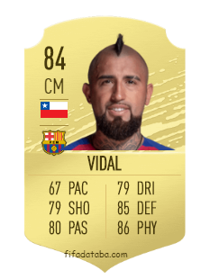 Arturo Vidal FIFA 20 Rating, Card, Price