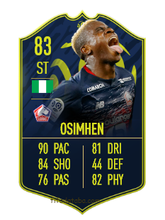 Victor Osimhen FIFA 20 Rating, Card, Price