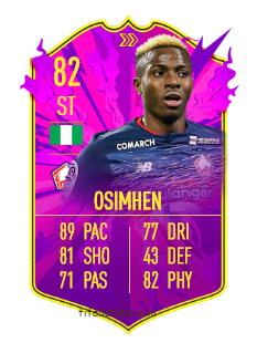 Victor Osimhen FIFA 20 Rating, Card, Price