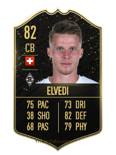Nico Elvedi FIFA 20 Rating, Card, Price