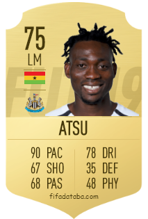 Christian Atsu FIFA 19 Rating, Card, Price