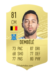 Mousa Dembélé FIFA 20 Rating, Card, Price