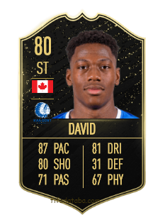 Jonathan David FIFA 20 Rating, Card, Price