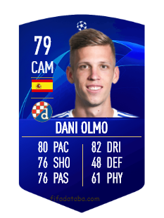 Daniel Olmo Carvajal FIFA 20 Rating, Card, Price