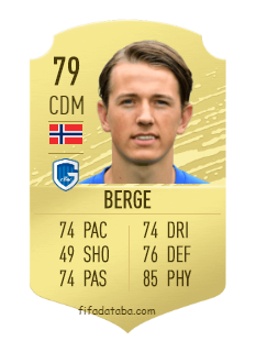 Sander Berge FIFA 20 Rating, Card, Price