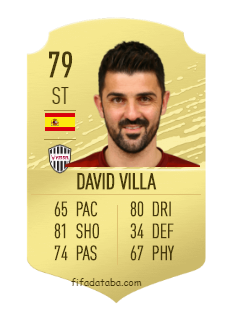 David Villa Sánchez FIFA 20 Rating, Card, Price