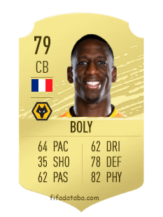 Willy Boly FIFA 20 Rating, Card, Price