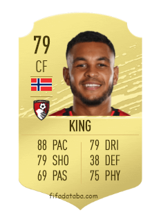 Joshua King FIFA 20 Rating, Card, Price