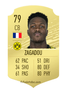 Dan-Axel Zagadou FIFA 20 Rating, Card, Price