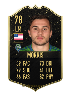 Jordan Morris FIFA 20 Rating, Card, Price