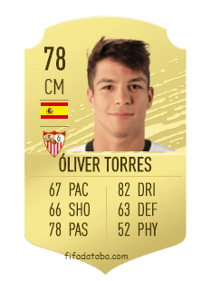 Óliver Torres Muñoz FIFA 20 Rating, Card, Price